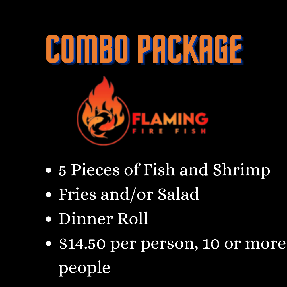 Catering: Combo Package – Flaming Fire Fish