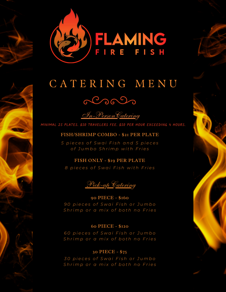 Flaming Fire Fish – A black owned family business